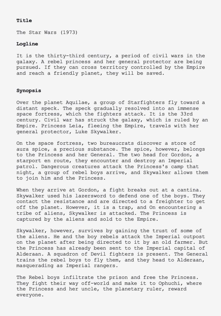 How to Write a Film Synopsis that Sells [FREE Template]